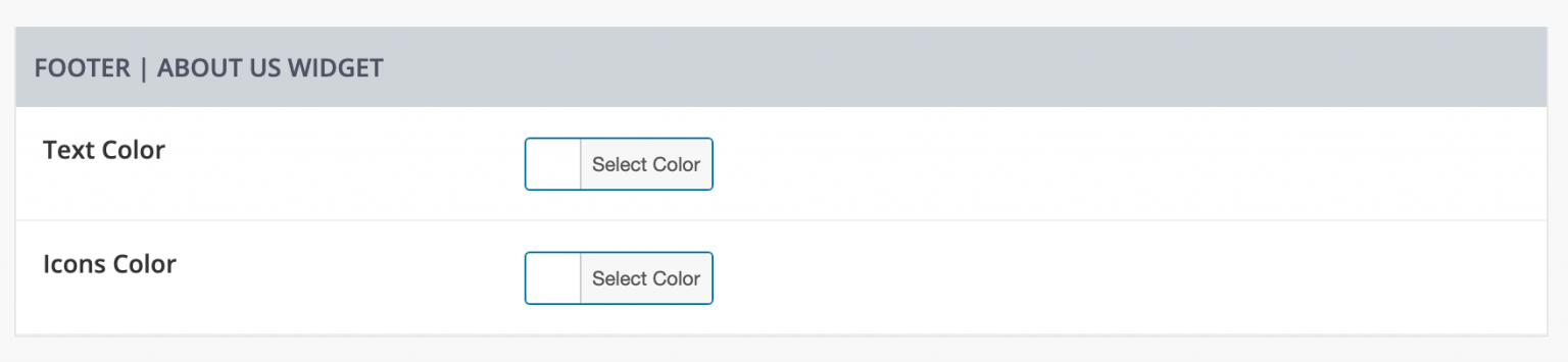 Color Options - Phox Documentation