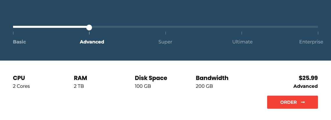 Range Slider Widget - Phox Documentation