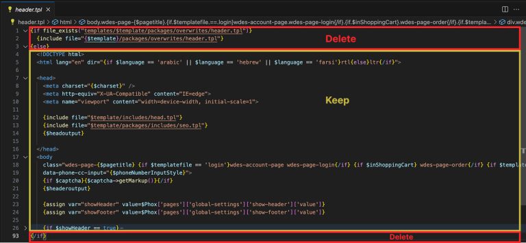 How to Create a Custom Header - Phox Documentation